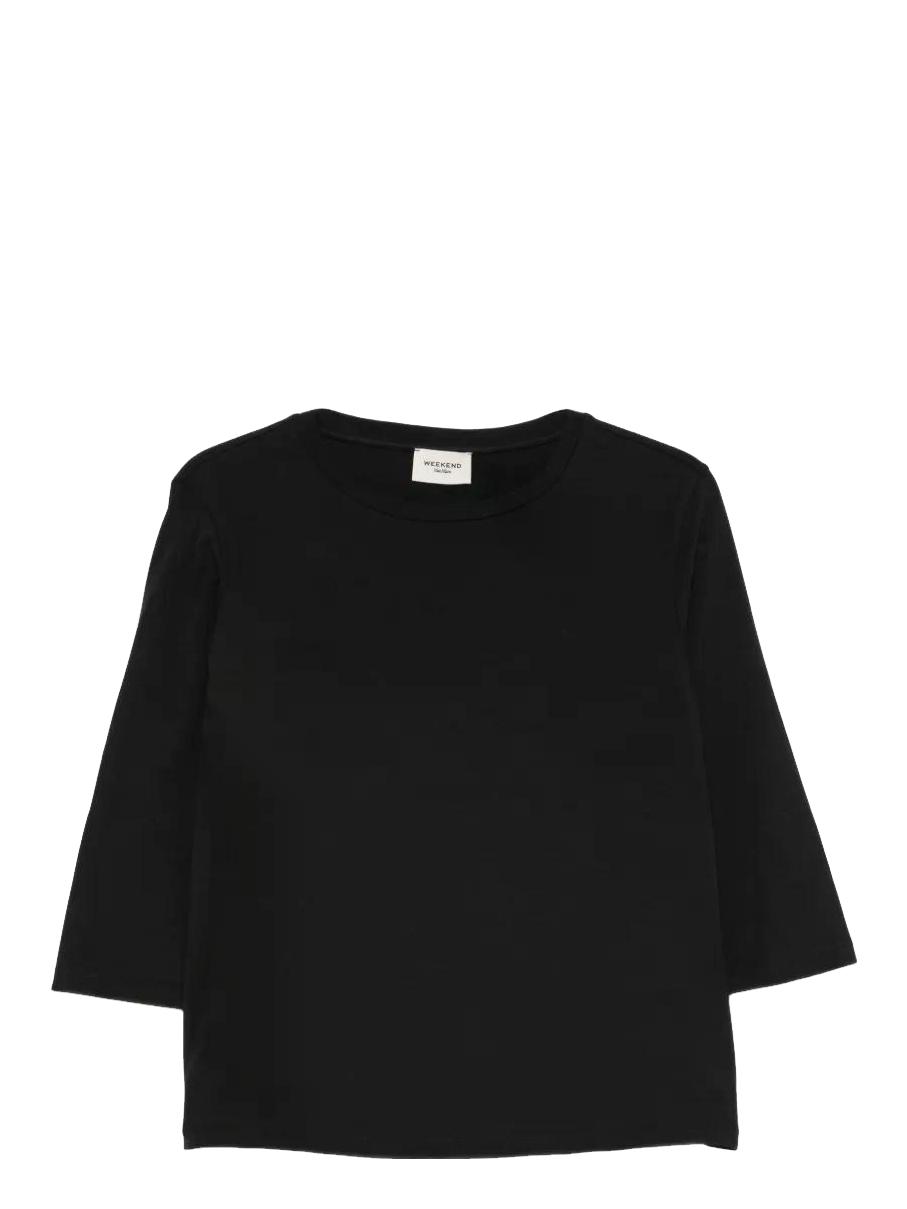 MAX MARA Weekend Max Mara Boat-Neck Three-Quarter Sleeve T-Shirt