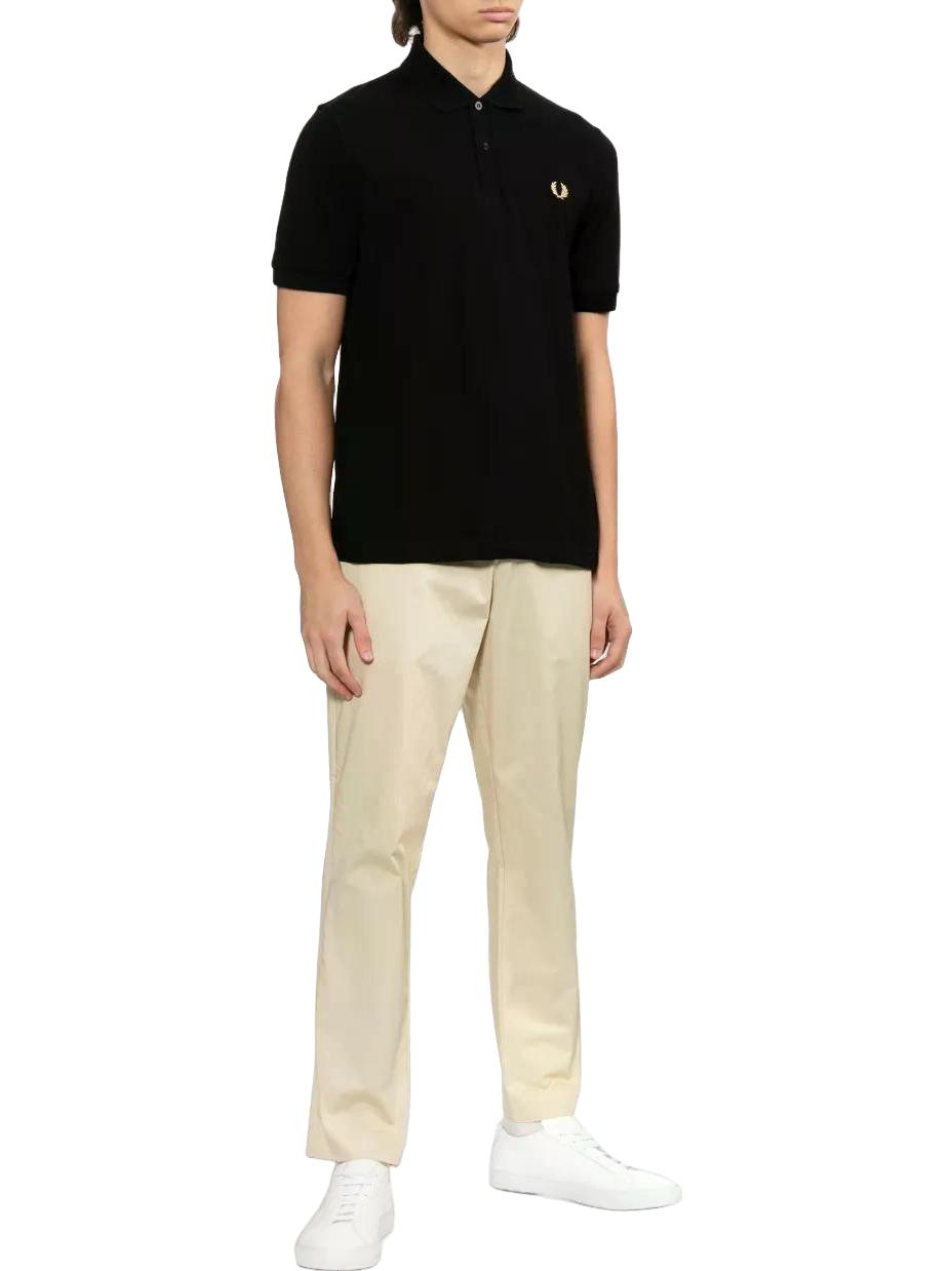 FRED PERRY logo-embroidered polo shirt