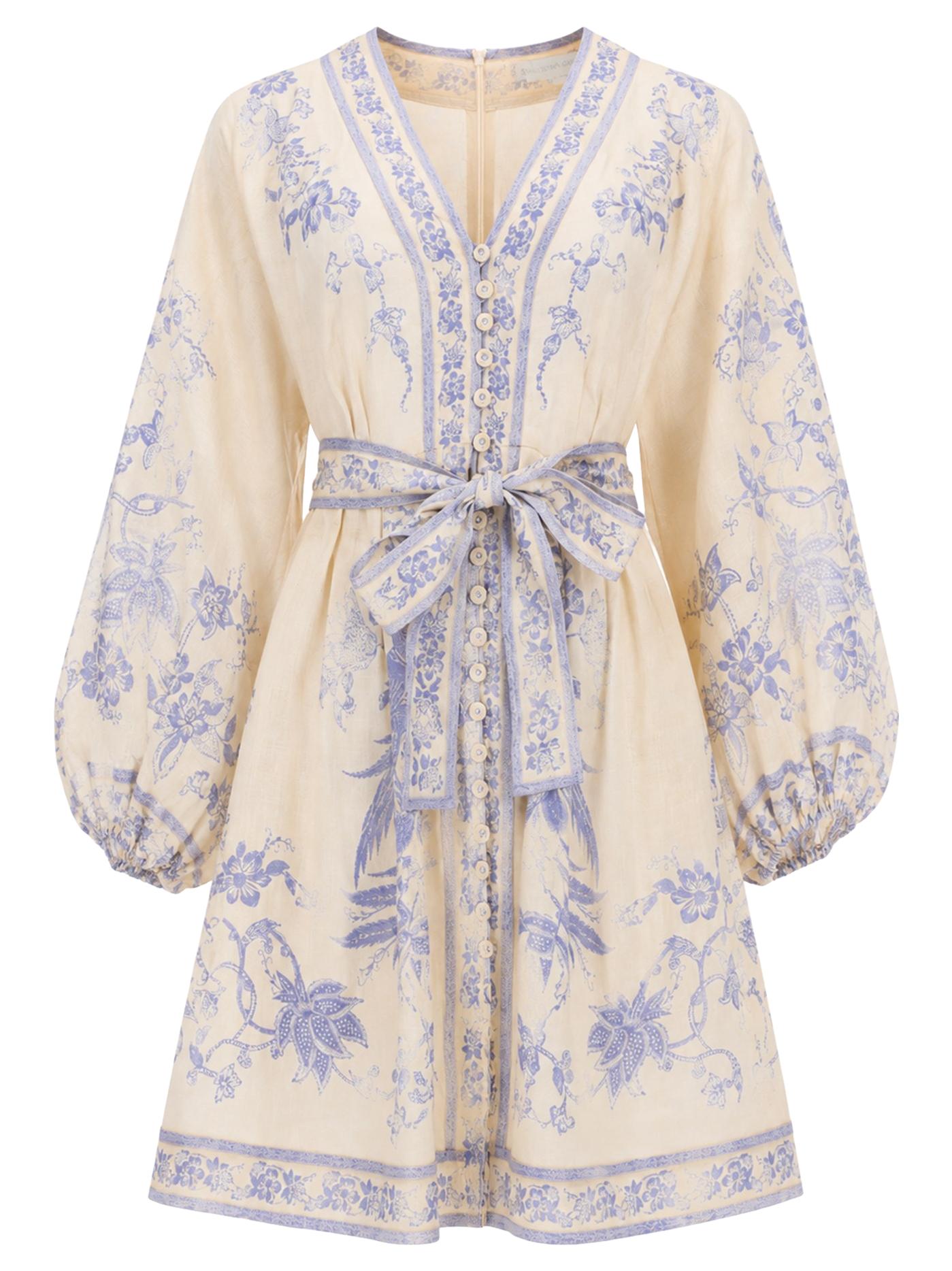 ZIMMERMANN Zimmermann "Indra Plunge" Mini Dress