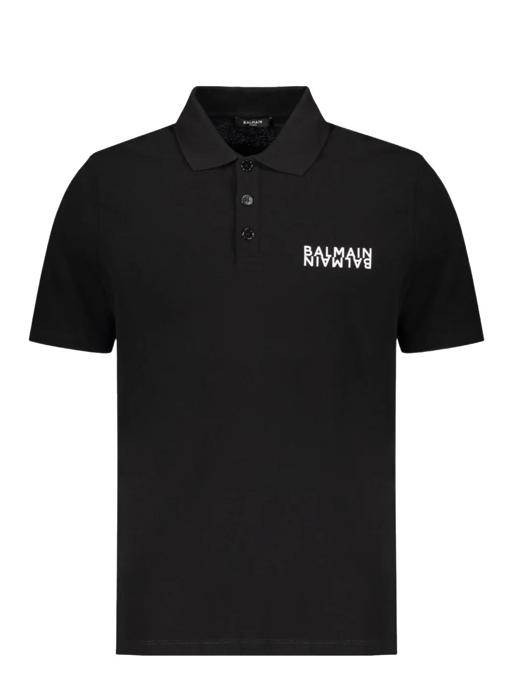 BALMAIN Balmain Logo Short-Sleeve Polo Shirt