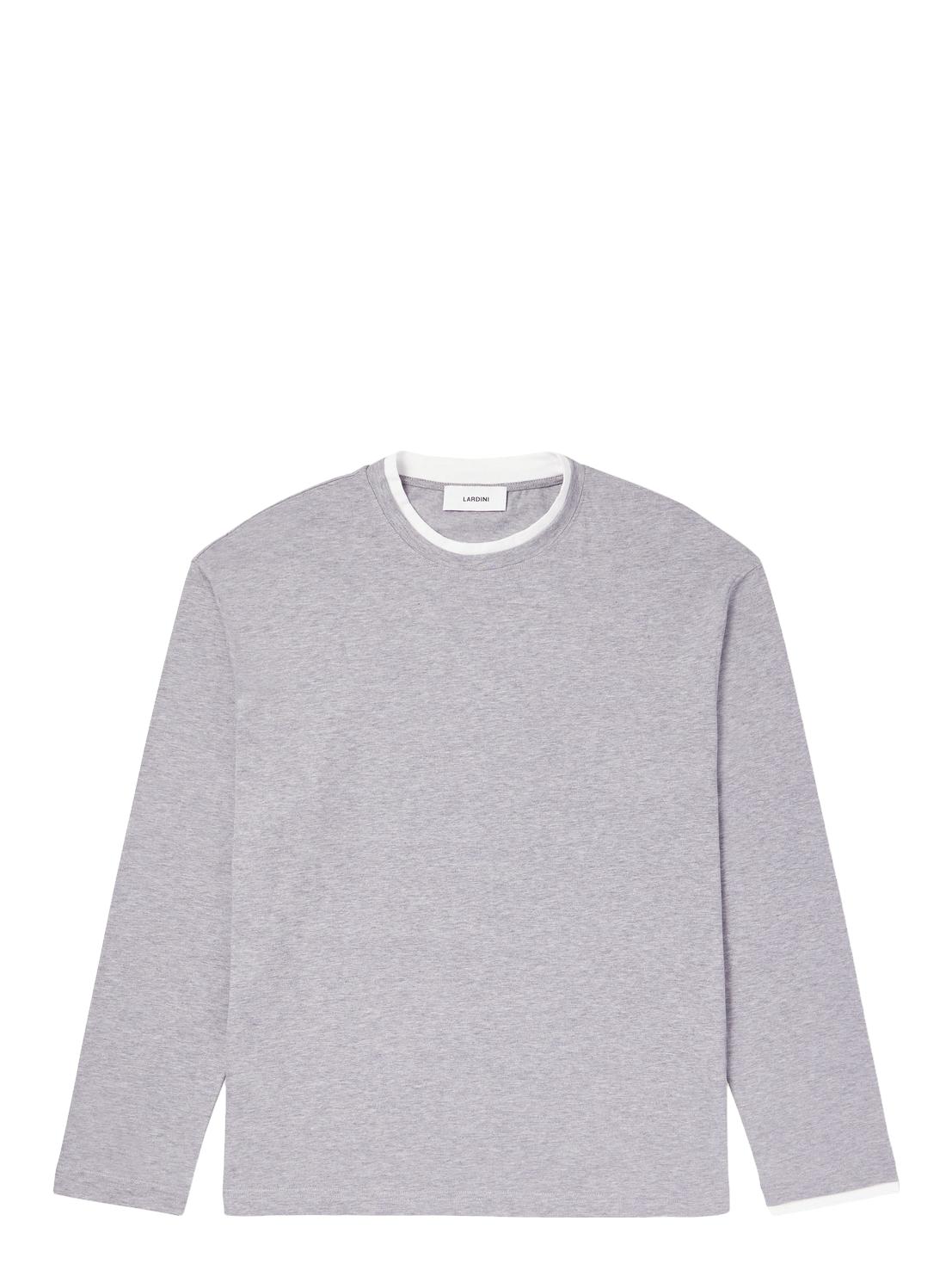 LARDINI Lardini - Cotton-Jersey T-Shirt - Men - Gray - S