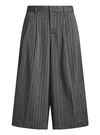 LIU JO Liu Jo Pinstriped Metallic Polyester Blend Culottes