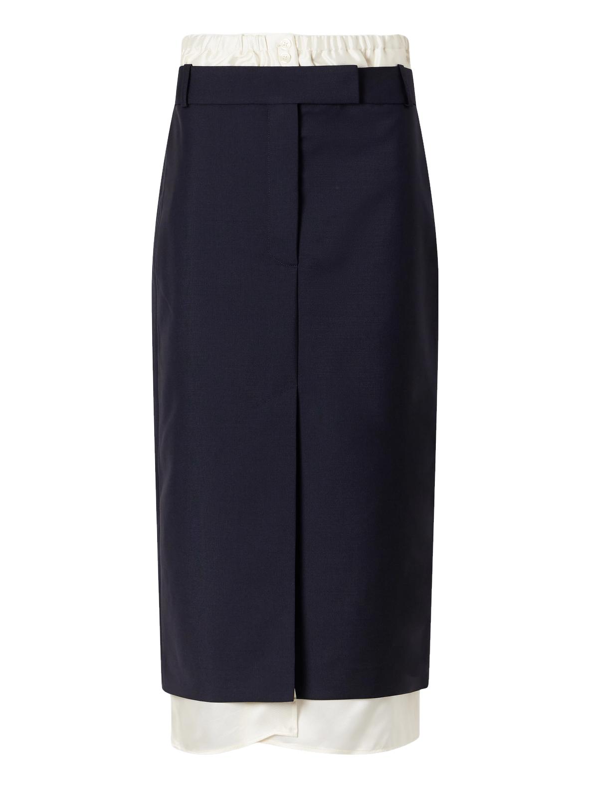 RÓHE RÓHE Ruched Wool and Mohair-Blend Midi Skirt