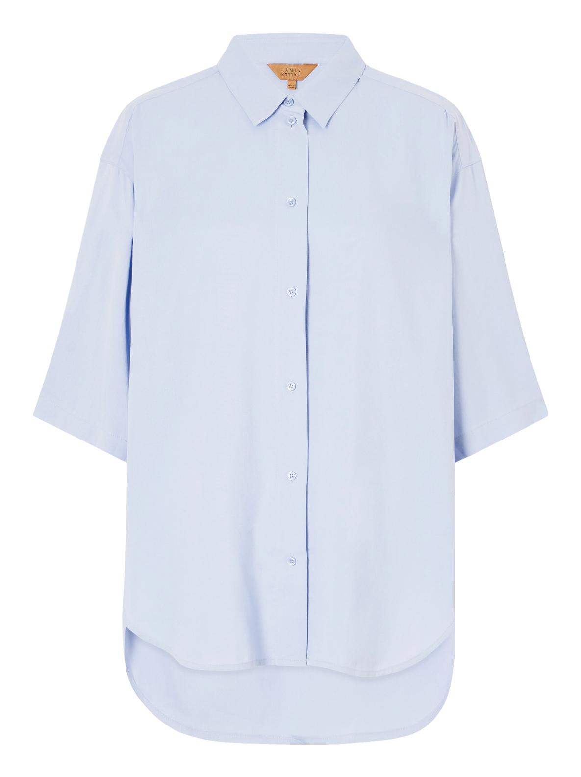 JAMIE HALLER Jamie Haller Elbow Silk Shirt