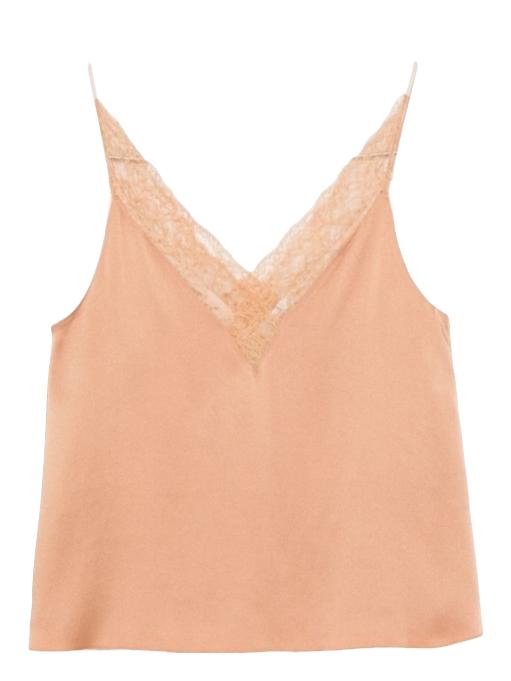 FORTE_FORTE Forte Forte Lace-Trim V-Neck Camisole Top