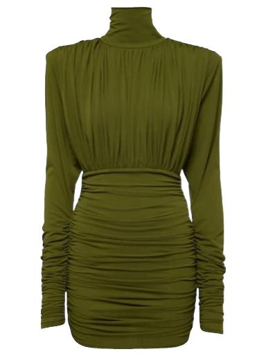 ALEX PERRY Alex Perry Ruched Crepe Jersey Minidress