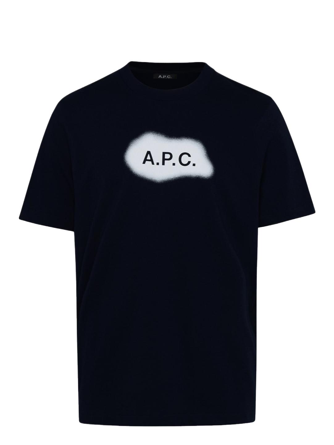 A.P.C. A.P.C. Logo-Printed Crewneck T-Shirt