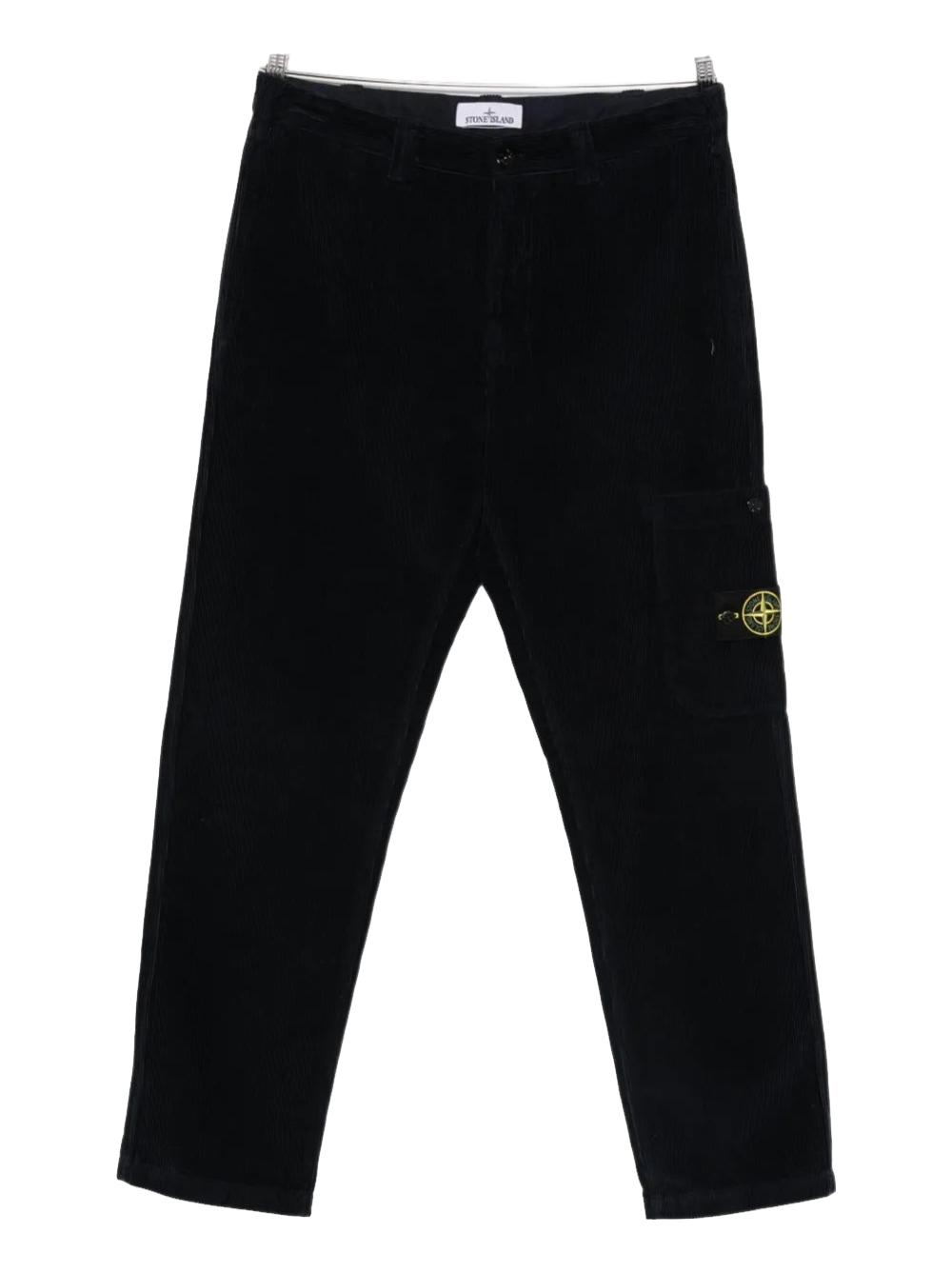 STONE ISLAND Stone Island Logo Patch Corduroy Pants