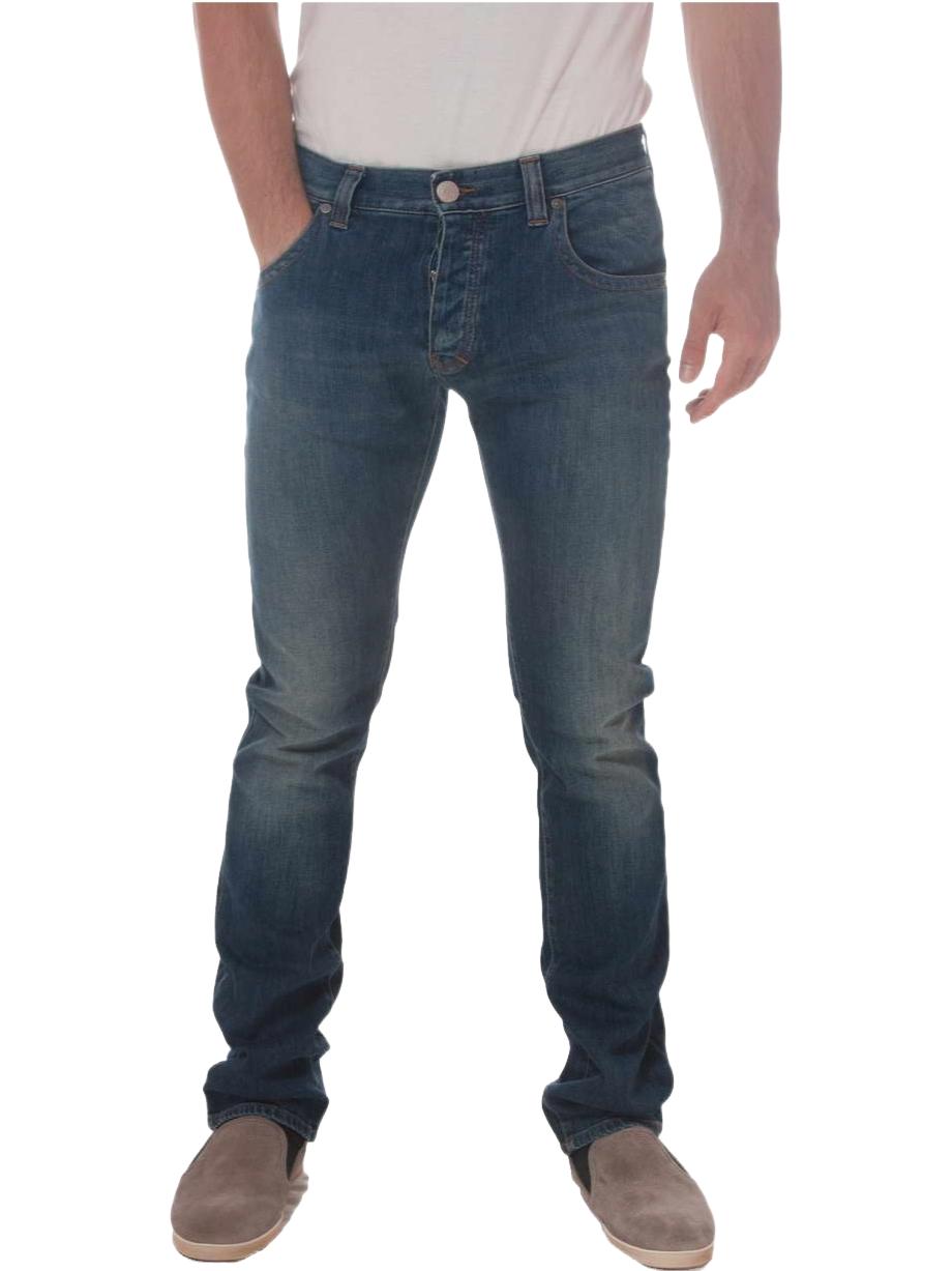EMPORIO ARMANI Armani Jeans Button-Front Belt Loop Jeans