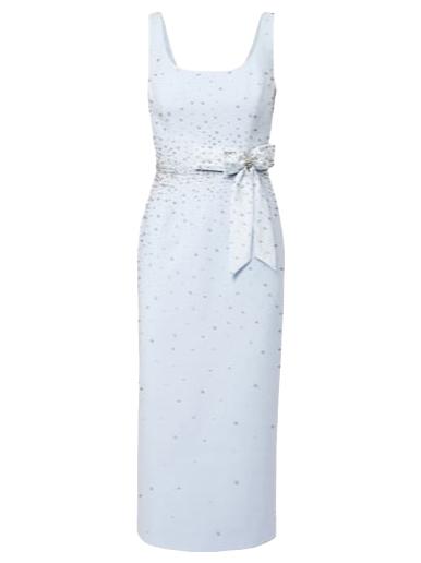 CAROLINA HERRERA Carolina Herrera Embellished Bow Midi Dress