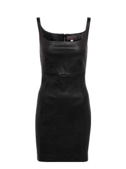 STOULS Stouls Vanessa Leather Mini Dress