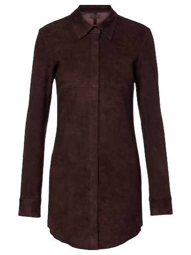 NOUR HAMMOUR Nour Hammour Lowen Oversized Leather Cape Jacket