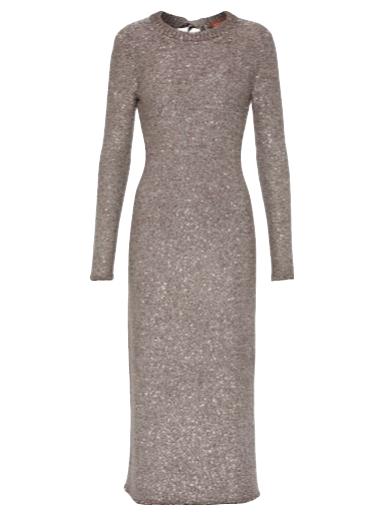ALTUZARRA Altuzarra Cindy Metallic Knit Maxi Dress