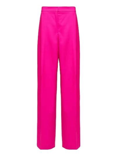MAX MARA Max Mara Ruffled Silk Crepe V-Neck Blouse