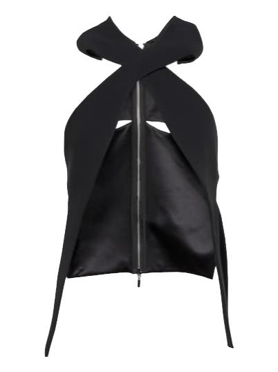MAISON MARGIELA MAISON MARGIELA Draped Midi Skirt with Bow Detail