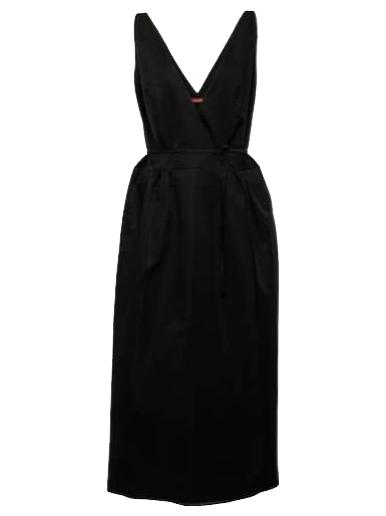ALTUZARRA Altuzarra Anouk V-Neck Cotton-Blend Midi Dress