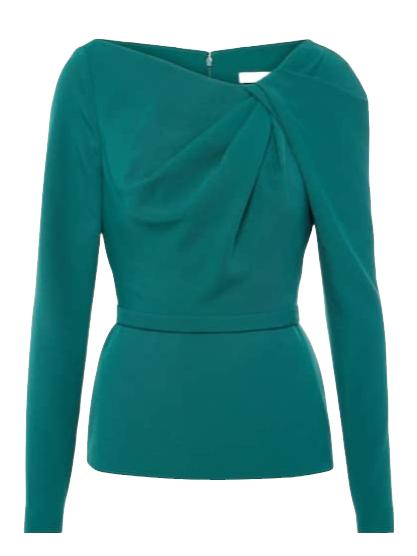SAFIYAA Safiyaa Hokuku Crêpe Pencil Skirt