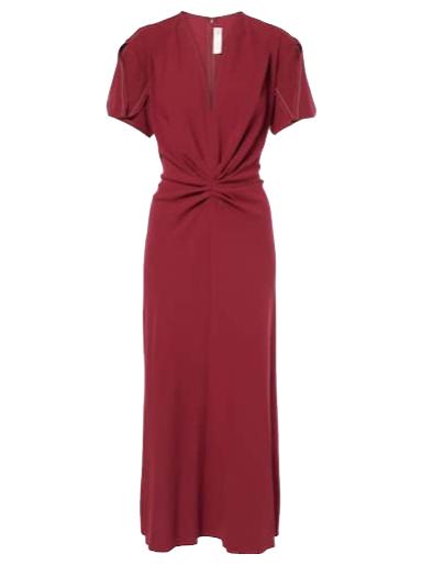 VICTORIA BECKHAM Victoria Beckham Wool-Blend Midi Dress