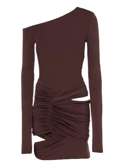 NENSI DOJAKA Nensi Dojaka Asymmetrical Cut-Out Mini Dress