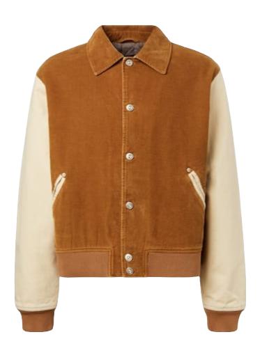 WALES BONNER Wales Bonner Homecoming Cotton Corduroy Varsity Jacket