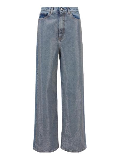STELLA MCCARTNEY Stella McCartney Crystal-Embellished Wide-Leg Jeans