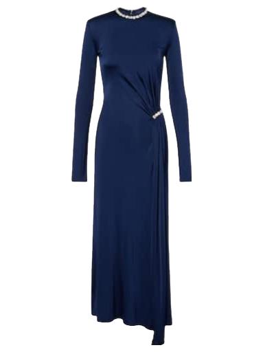 DAVID KOMA David Koma Crystal-Embellished Gathered Midi Dress