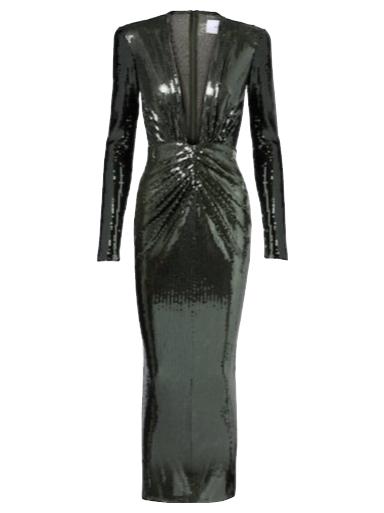 ALEX PERRY Alex Perry Gathered Sequin Gown