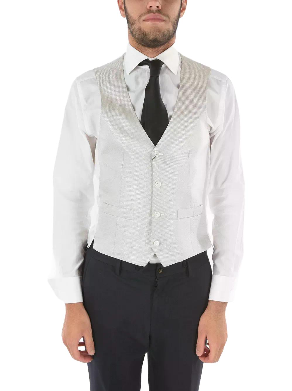 CORNELIANI Corneliani Single-Breasted Silk Waistcoat
