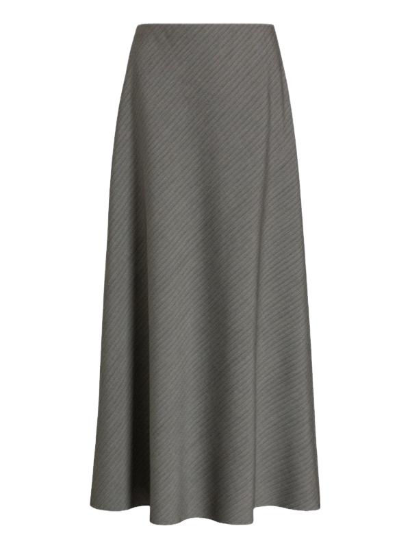 ALBERTA FERRETTI Alberta Ferretti Bell Chevron Maxi Skirt