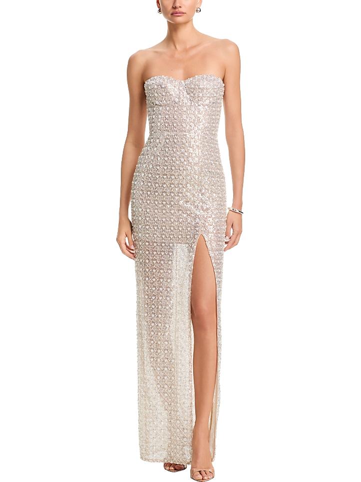 BRONX AND BRONCO Bronx And Banco Allegra Embellished Maxi Dress