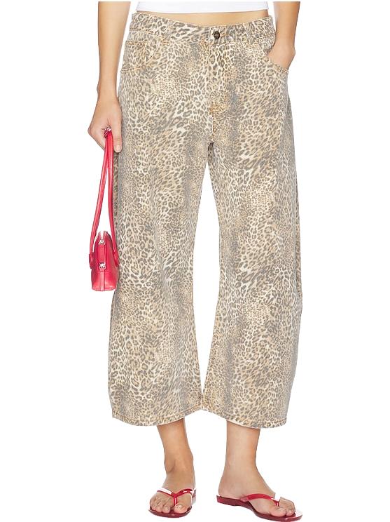 LIONESS Lioness Horseshoe Cropped Jeans