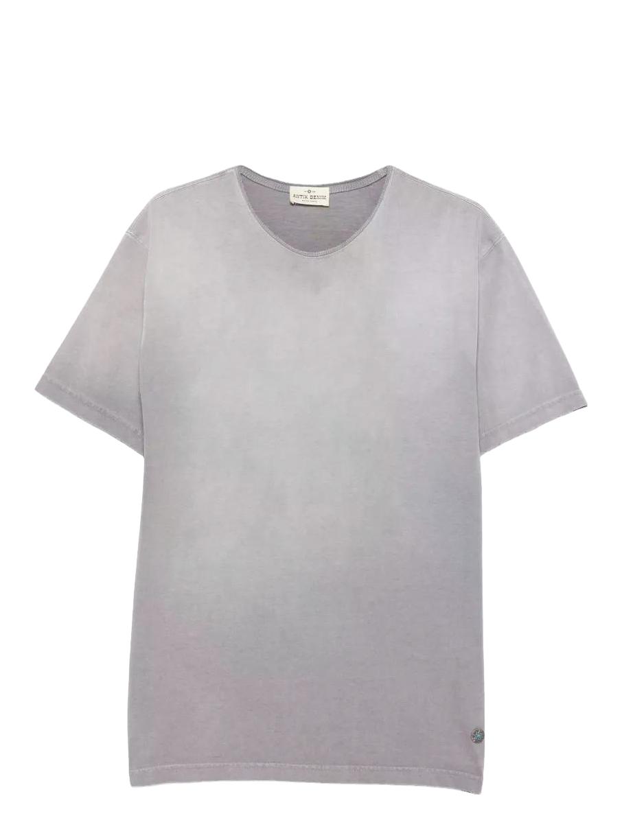 ANTIK DENIM faded-effect raw-cut t-shirt