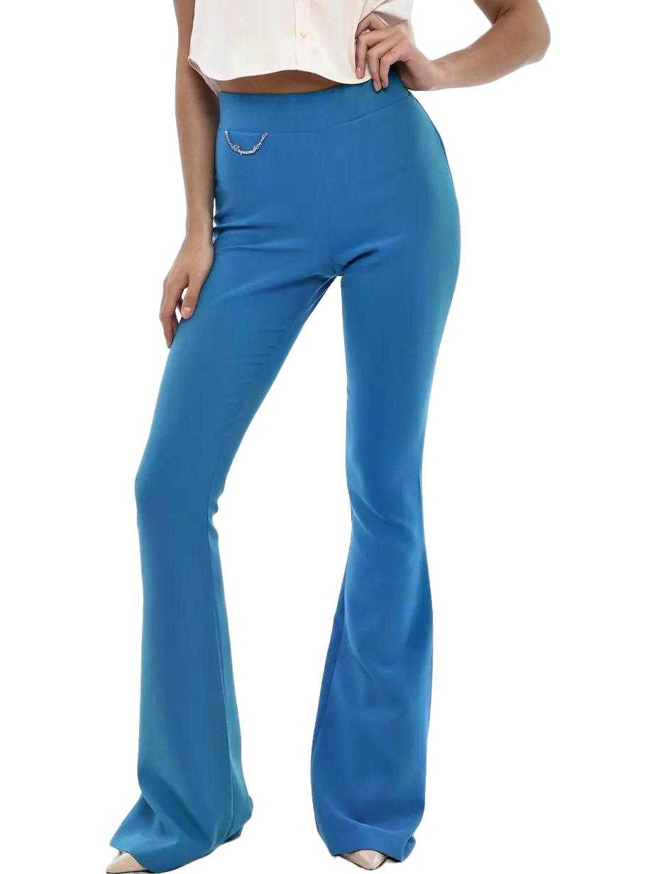 DSQUARED2 DSQUARED2 Chain-Embellished Flared Trousers