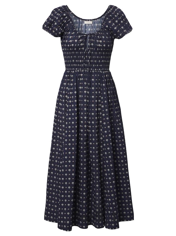 DÔEN Dôen Quinn Printed Cotton Poplin Midi Dress