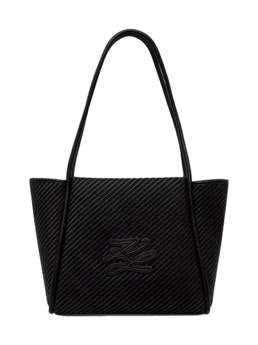 KARL LAGERFELD Small K/Weave Tote Bag