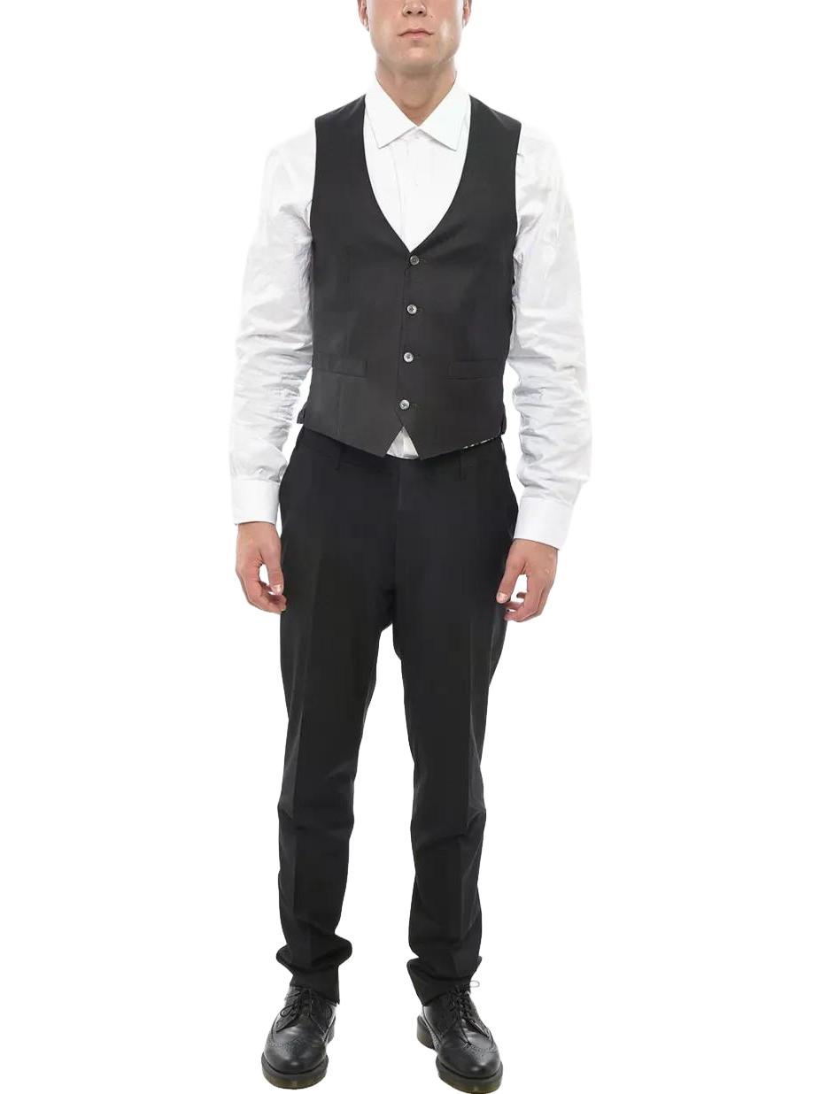 CORNELIANI Corneliani Single-Breasted Martingale Waistcoat