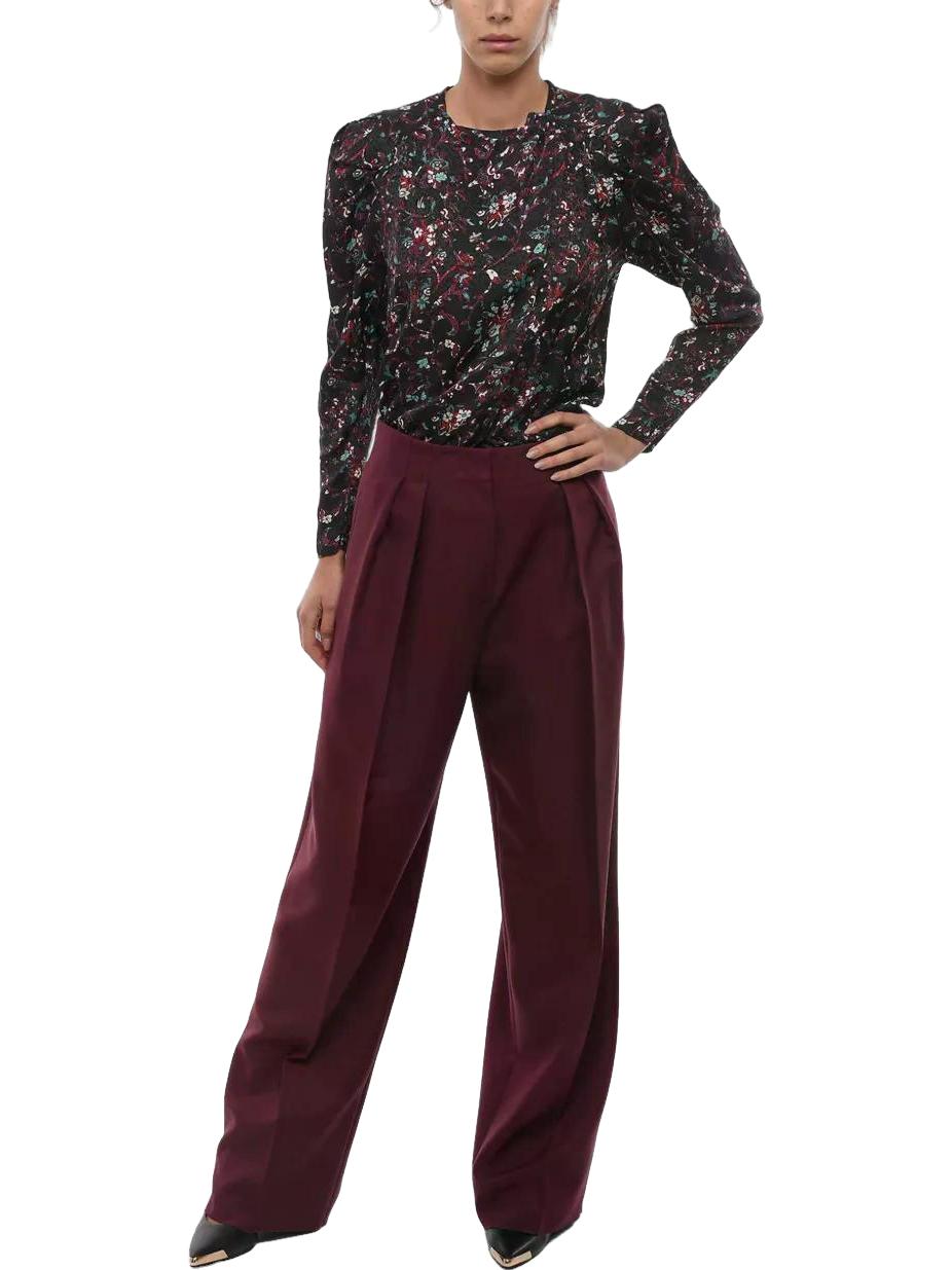 SUPER BLOND SUPER BLOND Pleated Wide-Leg Trousers