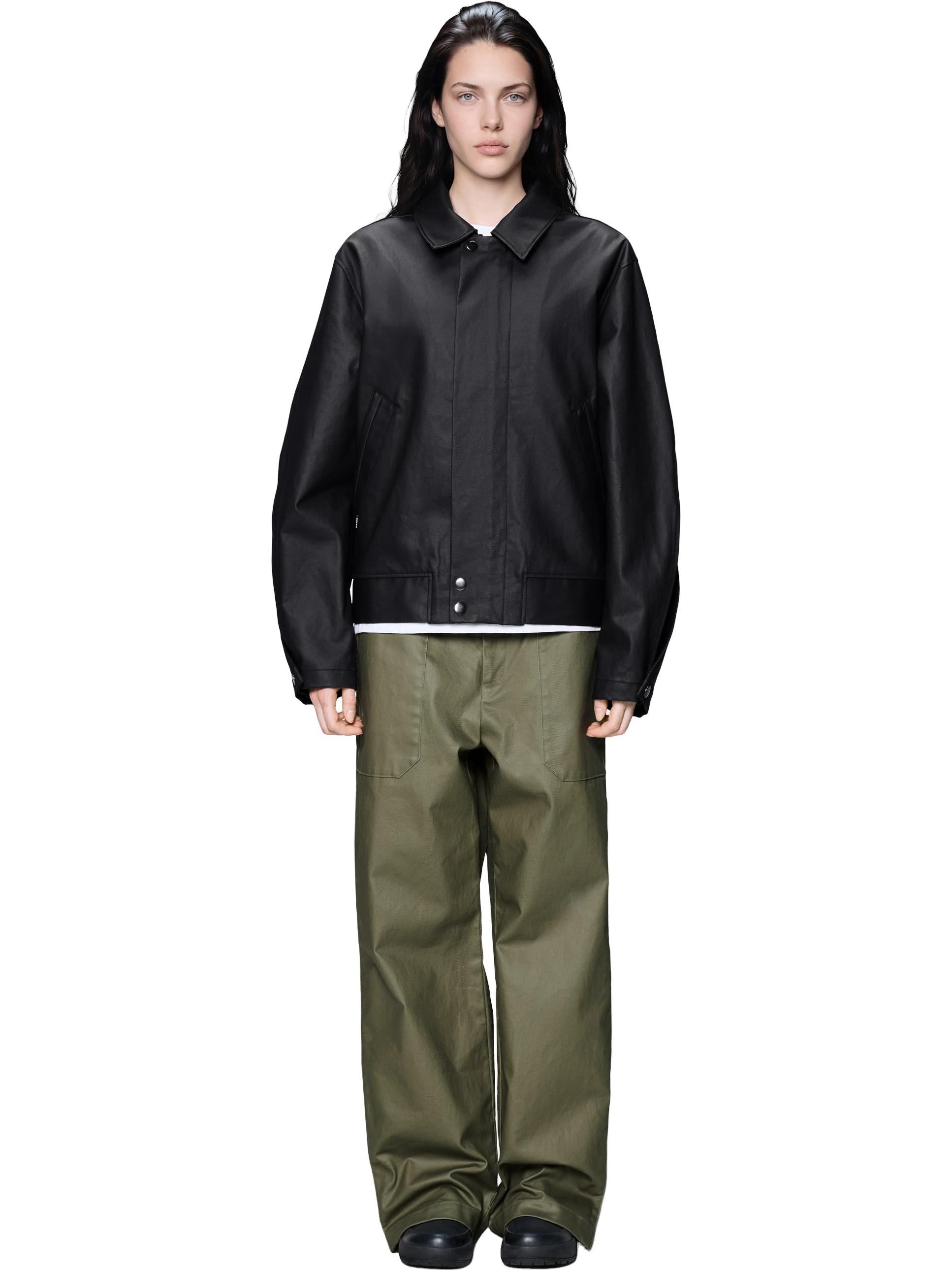 RAINS Rains Heavy Woven Overshirt with Water-Repellent Coating