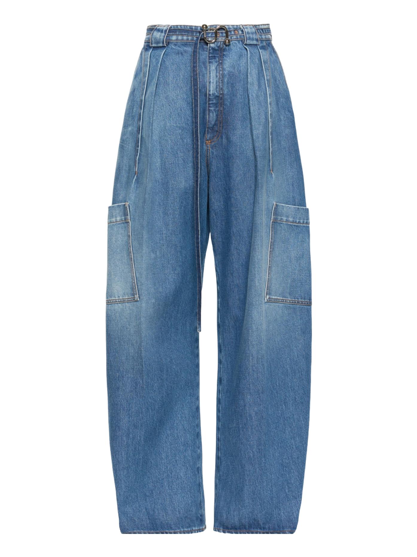 SPORTMAX Sportmax Oversized Denim Cargo Jeans