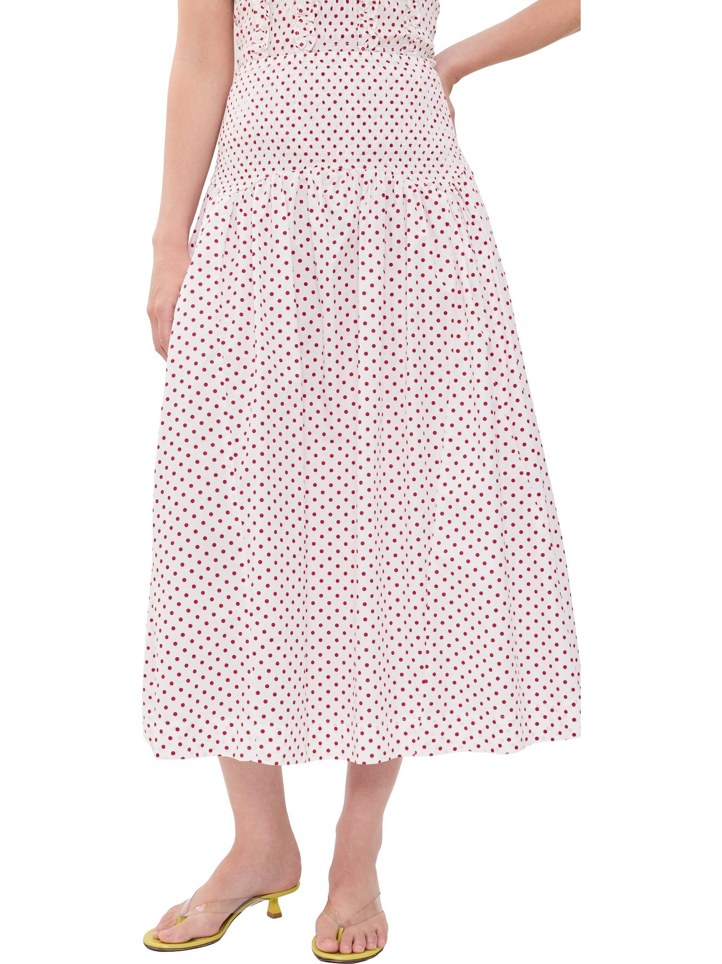 DAMSON MADDER Damson Madder Layla Polka Dot Skirt
