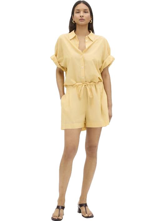 ANOTHER TOMORROW Another Tomorrow Organic Cotton Drawcord Shorts