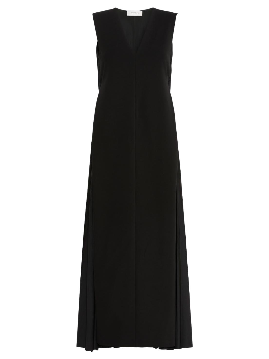 MAX MARA Max Mara Long Plissé-Pleated Viscose Dress