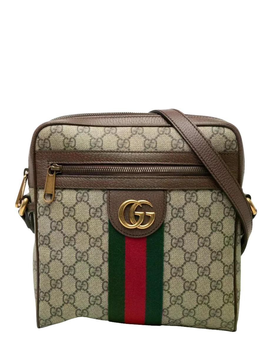 GUCCI Gucci Ophidia GG Supreme Web Messenger Bag