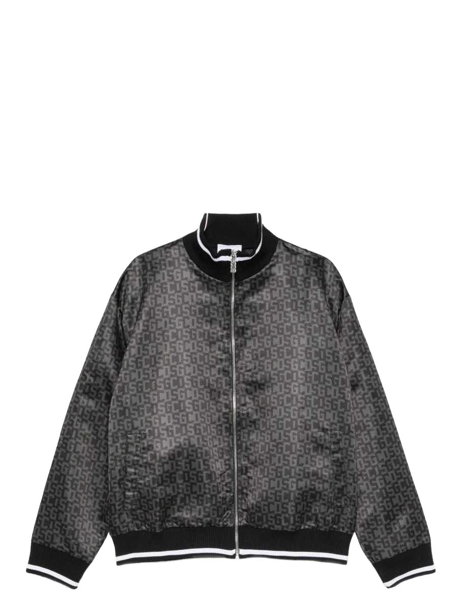 GCDS GCDS Monogram Logo Nylon Bomber Jacket