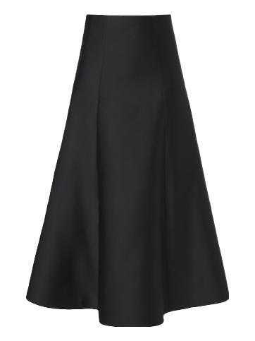 ROLAND MOURET Roland Mouret Taffeta Midi Skirt