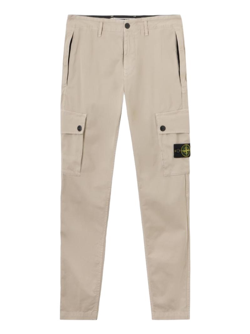 STONE ISLAND Stone Island Logo Patch Cargo Trousers