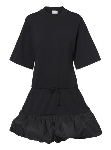 PATOU Patou Cotton A-Line Minidress with Faille Hem