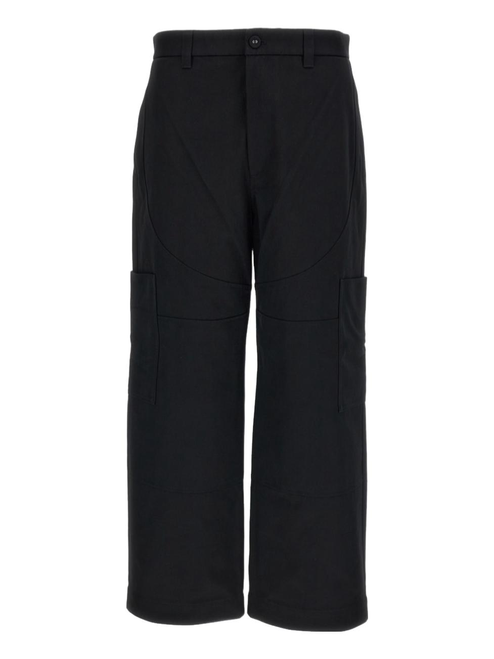 THOM BROWNE Thom Browne Wide Leg Trousers with RWB Grosgrain Loop