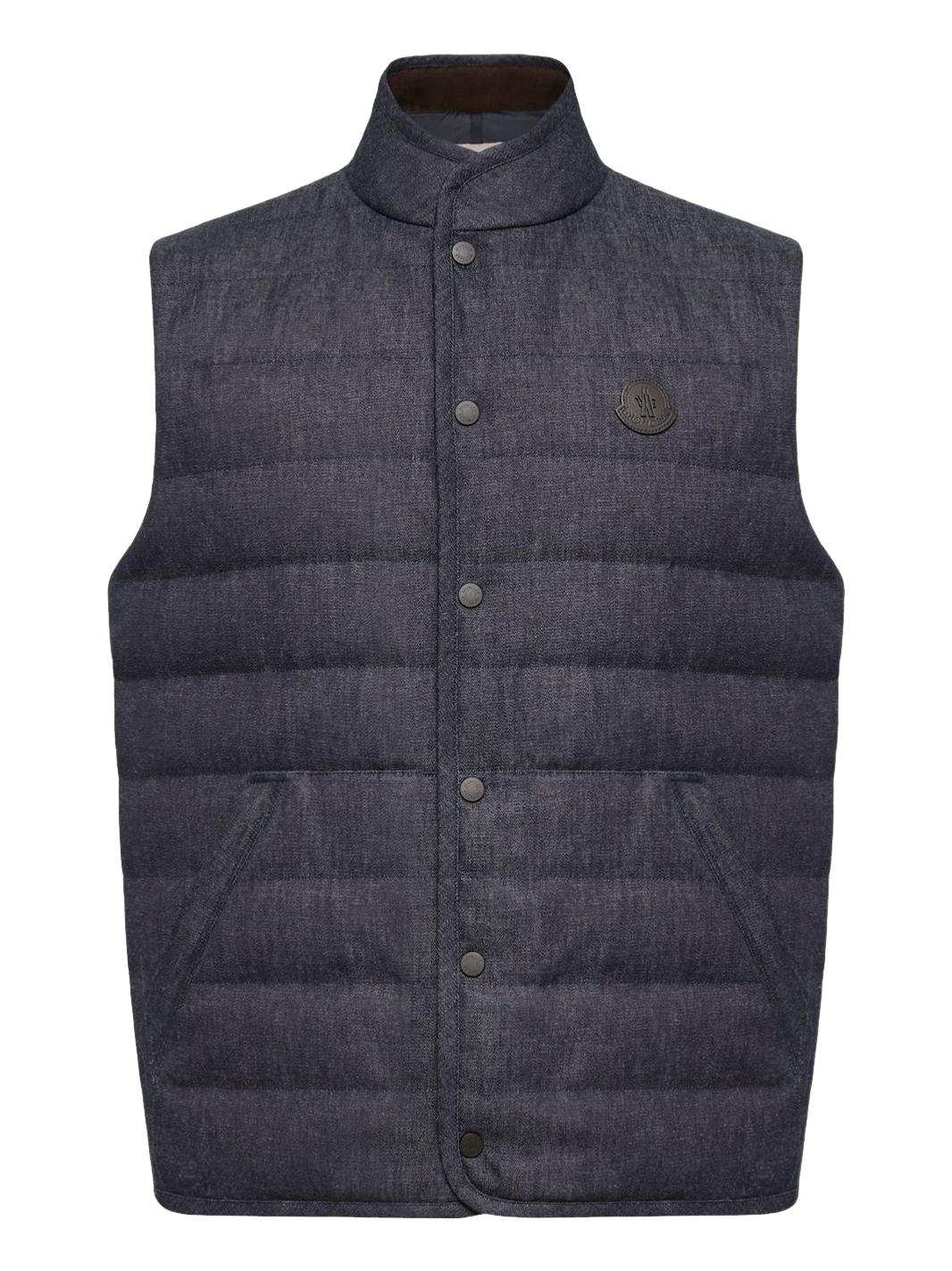 MONCLER Moncler Liorane Denim Down Vest