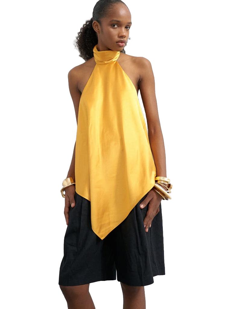TOPSHOP Topshop Halter Neck Backless Top